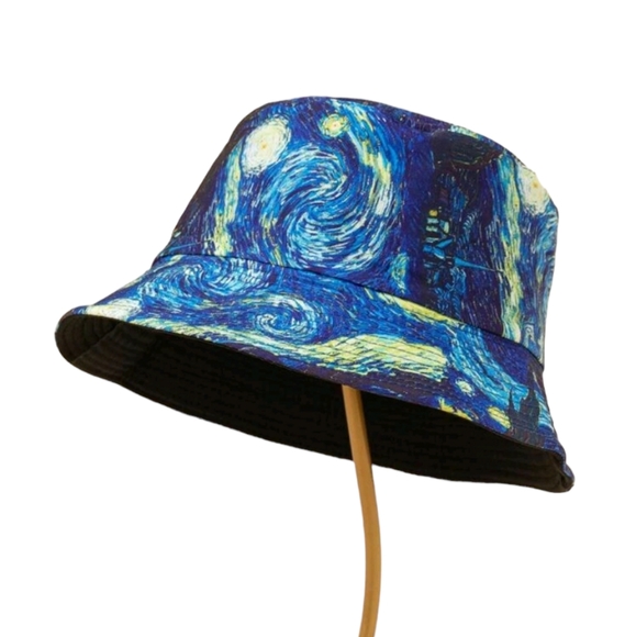 Accessories | Van Gogh Starry Night Bucket Hat | Poshmark